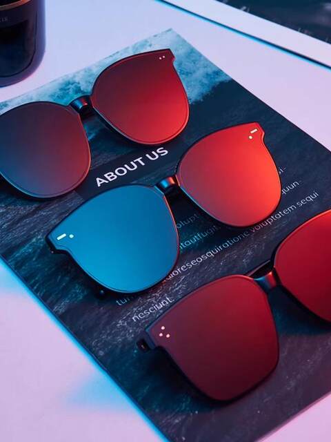 Sunglasses and women's new style trendy men driving internet celebrity ...