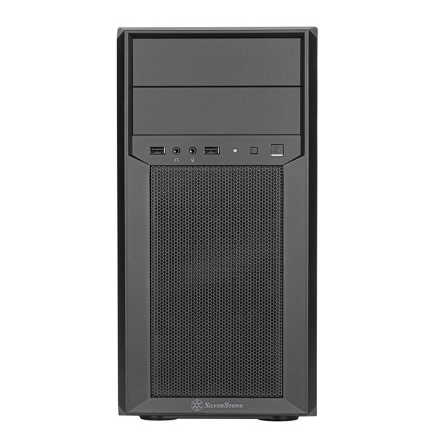 SilverStone Fara313 black dual optical drive MATX small case/4 3.5-inch ...