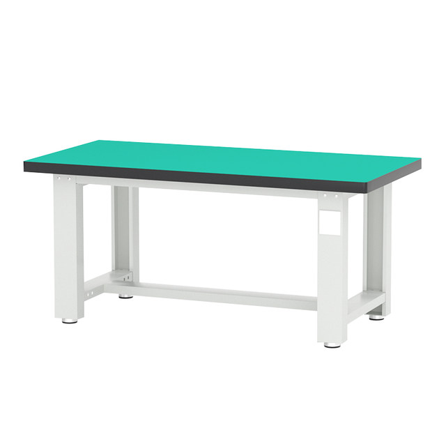 White new heavy-duty workbench anti-static bench bench stainless steel ...