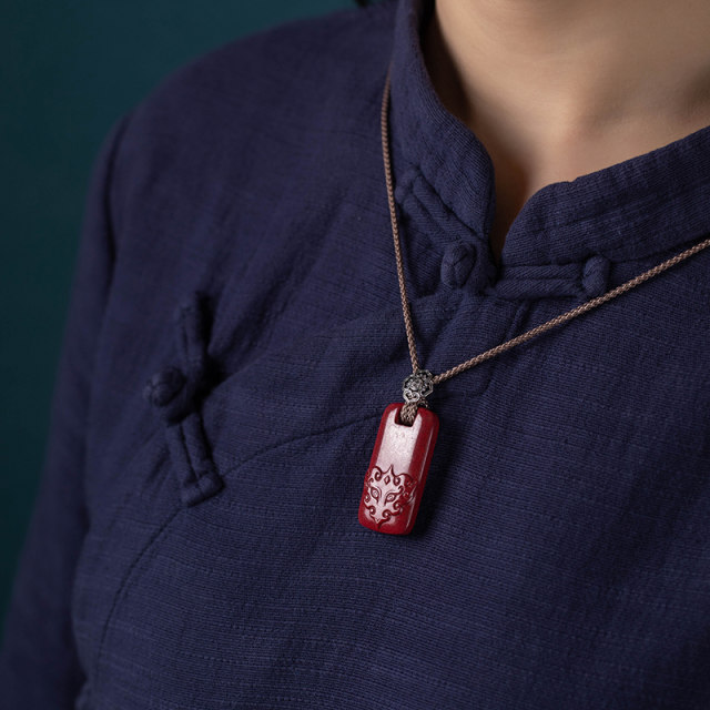 Fu Yifang official flagship store cinnabar Pixiu Ping An Wu Shi brand ...