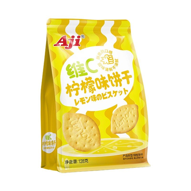 Aji Lemon Vitamin C Biscuits Office Dormitory Snacks Breakfast Biscuits ...