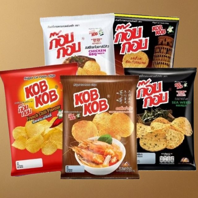 KOBKOB imported from Thailand original cut potato chips Tom Yum Kung ...