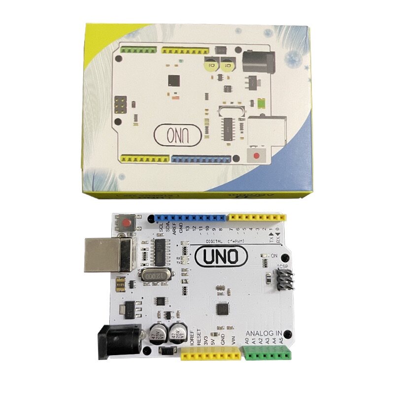 Vývojová deska Uno R3 - Mikrokontrolér ATmega328P - Kompatibilní s Arduino