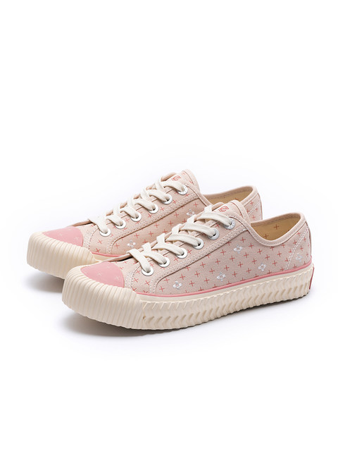 excelsior biscuit shoes official thick-soled versatile pink embroidered ...