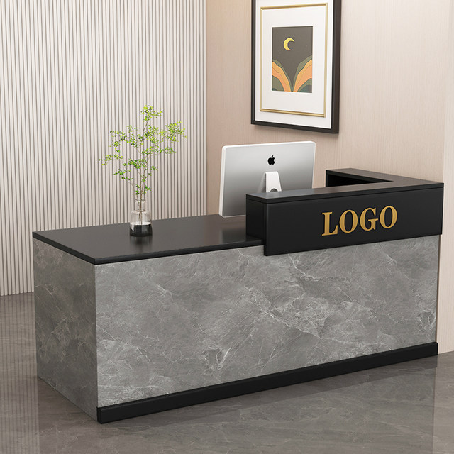 Simple modern cashier clothing store front desk women's clothing store ...