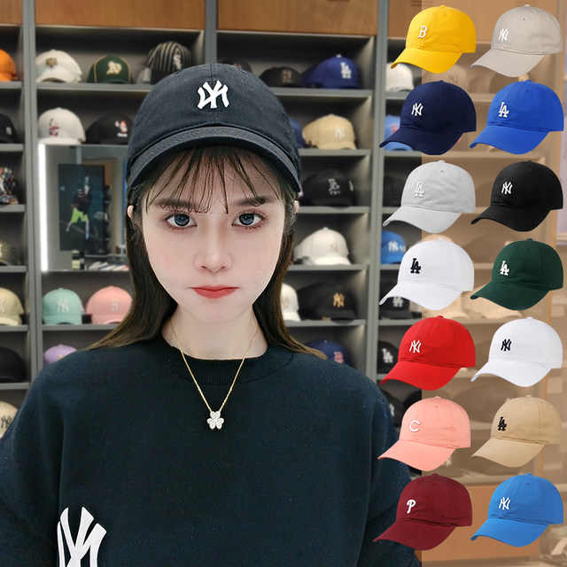 South Korea mlb hat new small standard soft top ny Yankees baseball cap adjustable la men's and ...