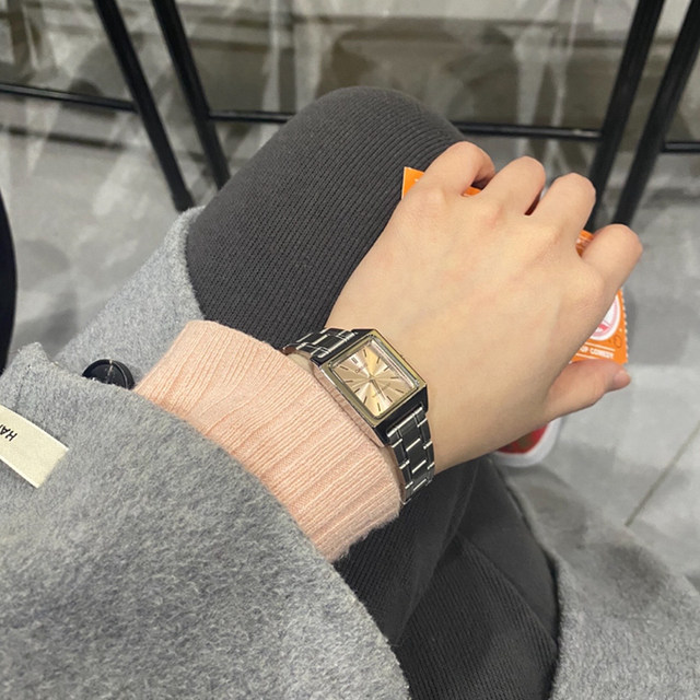 casio Casio watch women's 2023 new retro small square student quartz electronic LTP-V007D-7E