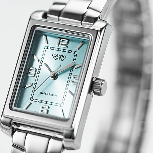 casio Casio watch women's retro small squares student light luxury niche quartz LTP-1234DD-2A