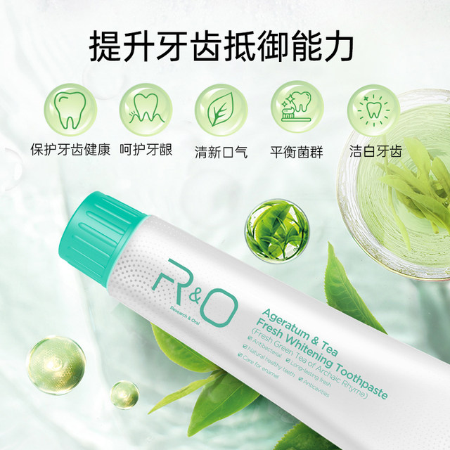 RO Live Exclusive Binchotan White Toothpaste Green Tea Fresh Toothpaste ...