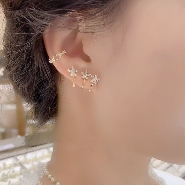 One ear piercing brings out the effect of three piercings. In the Mood ...