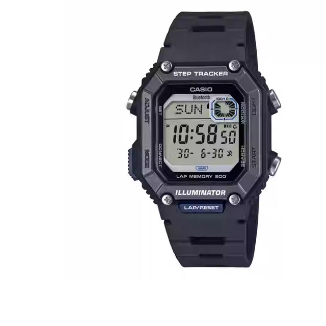 Casio watch men's small square official genuine sports Bluetooth ...