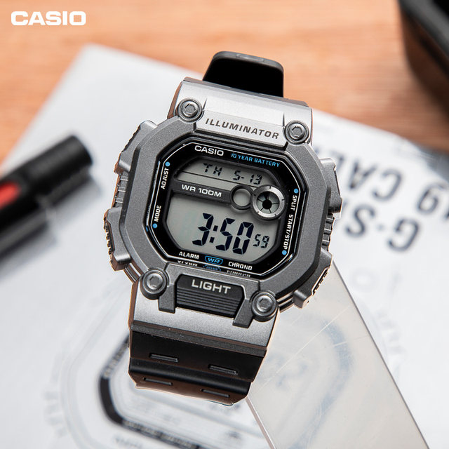 Casio Casio watch men's small square student trendy sports waterproof ...