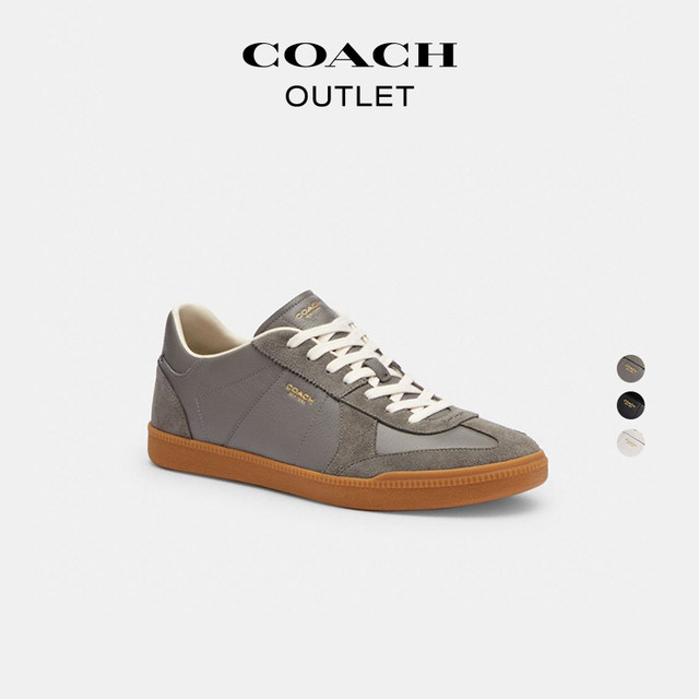 COACH/Coach Outlet Men's ELLIS Casual Comfort Low Top Sneakers Black