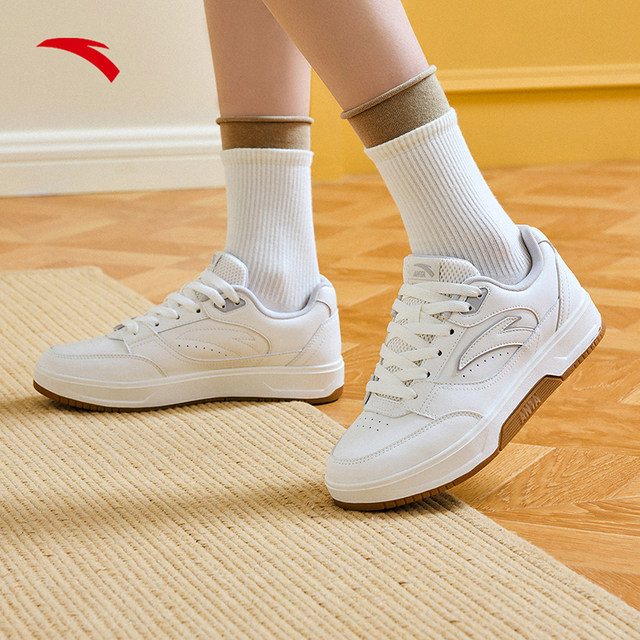 Anta versatile simple white shoes for women new classic sneakers trendy ...