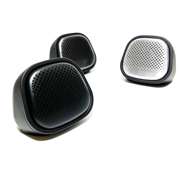 Tweeter base external protective cover stainless steel brushed panel ...