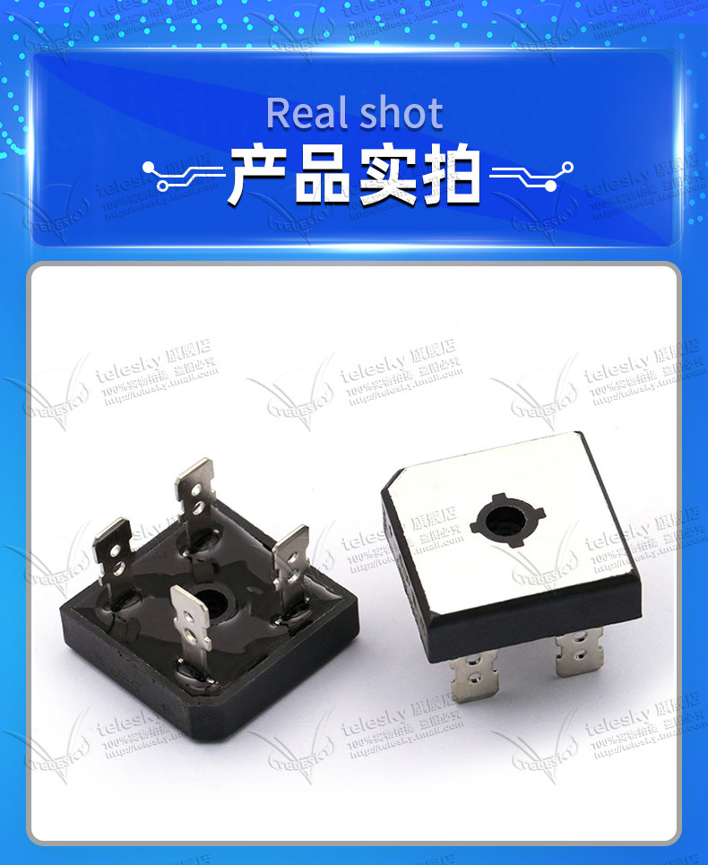 GBPC3510 Rectifier Bridge Stack - 35A 1200V Silicon Bridge Rectifier