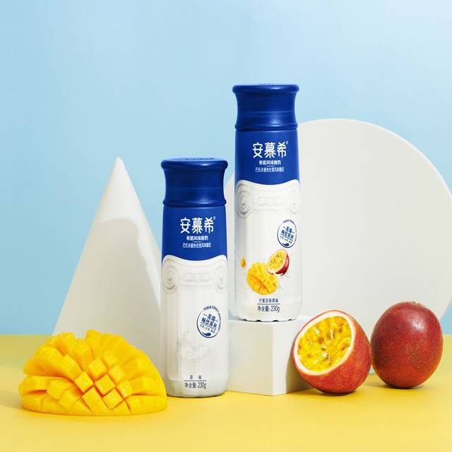 Ilian Muxi official flagship store mango passion fruit flavored yogurt whole box of yogurt 230g ...