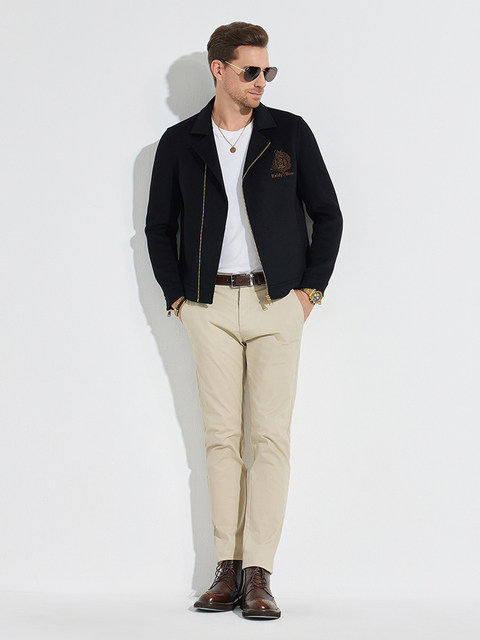 Raydi Poor Men's double -sided wool woolen jacket 2024 autumn and ...