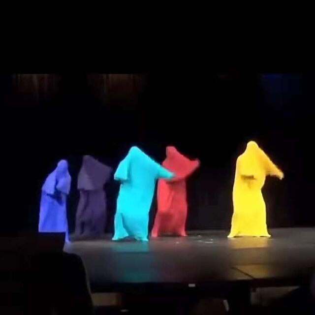 Send video BGM elastic set dance props, showing dance clothing, will ...