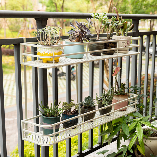 Flower stand, balcony suspension guardrail window sill flower pot ...