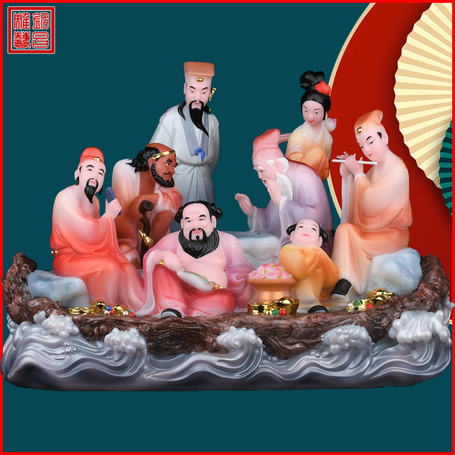 Baxian across Hai Lu Dong Bin Hanzhong Li Tiehuan Li He Xiangu Cao Guo ...