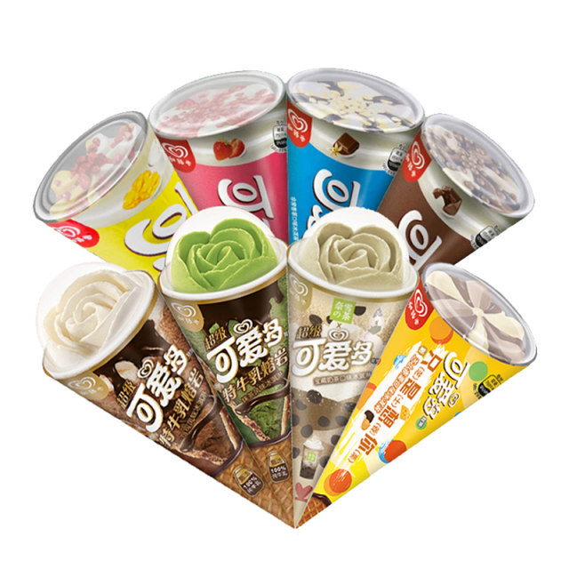 Helu Snow Lovely Ice Cream Vanilla Taro Flavored Ice Cream Flavored ...