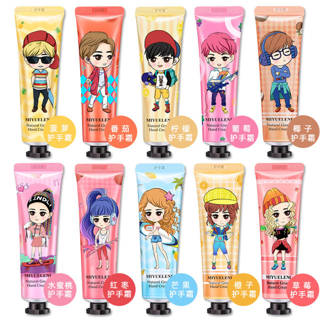 Random hair hand cream 3 pieces moisturizing and moisturizing prevent ...