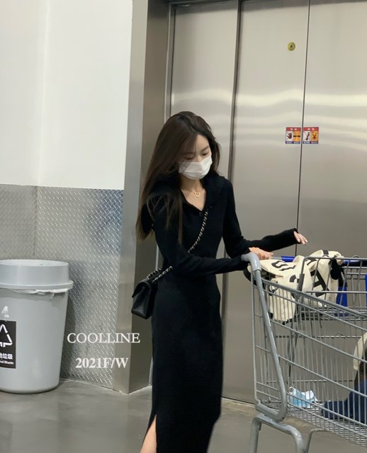 COOLLINE Lin Zixi Hidden Wave Hidden Word Words Woven Dress