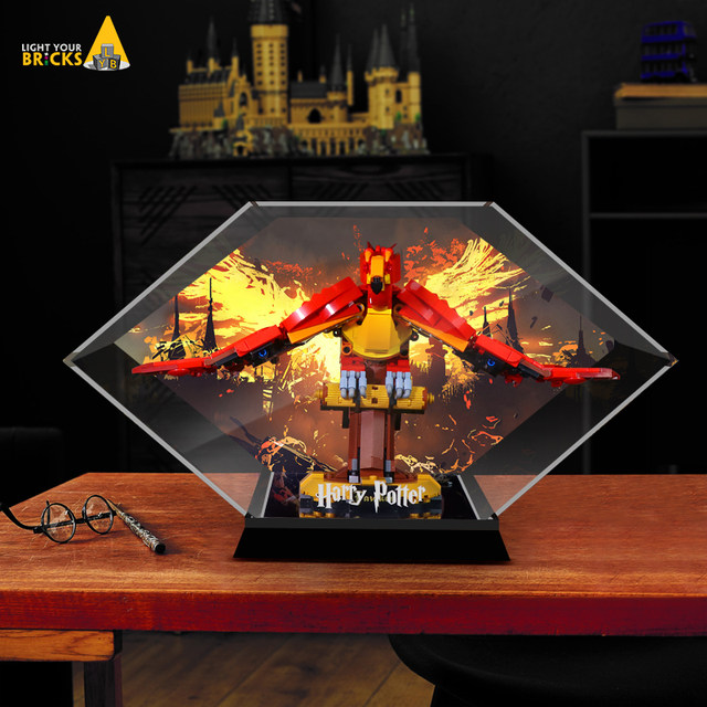 LYB is suitable for LEGO 76394 Dumbledore's Phoenix Fox display box ...