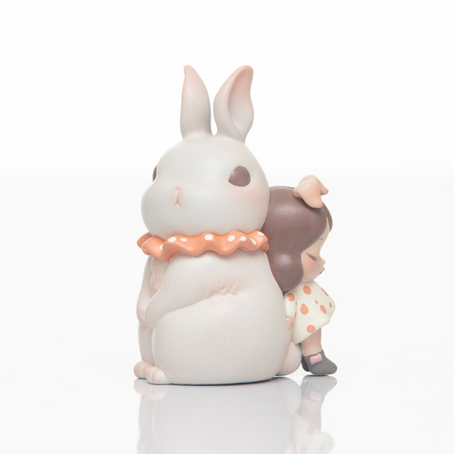 White Night Fairy Tale July Rabbit Chasing Clouds Dog Rabbit Ornament ...