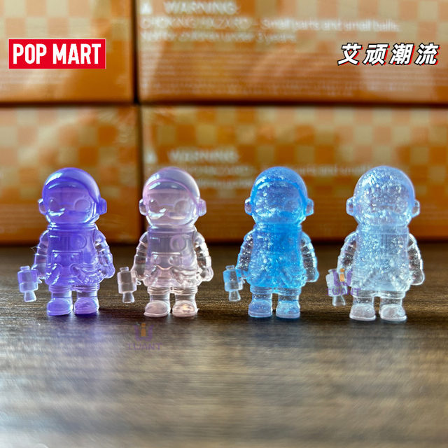 POPMART MOLLY transparent particles jelly color, a total of five colors ...