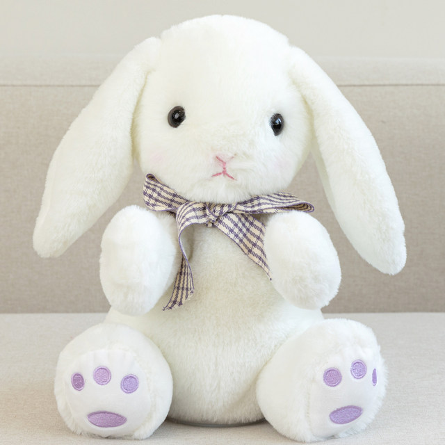 Rabbit plush doll little white rabbit doll talking little rabbit doll ...