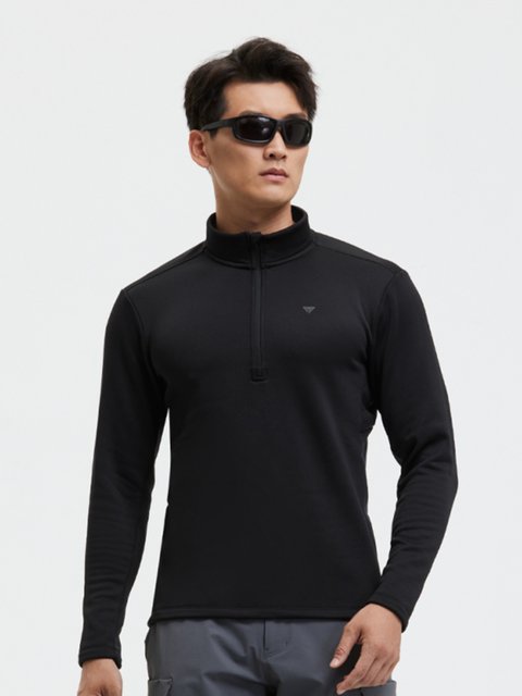 Sanfu outdoor SANFO PLUS half-zip fleece jacket Polartec autumn and winter outdoor warm fleece ...