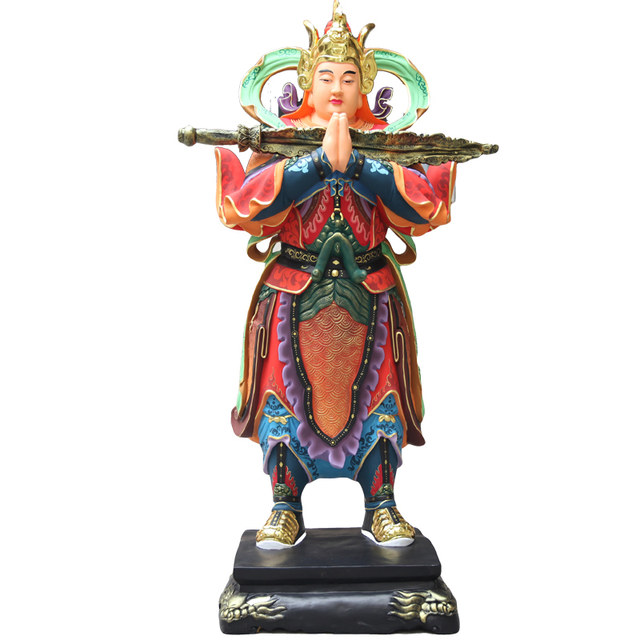 Worshiping Temple Temple Palm Weituo Bodhisattva Statue 1m 5 Weiya Law ...