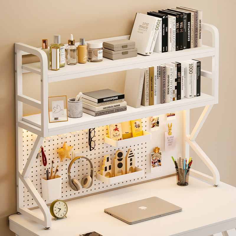 Desktop Bookshelf Hole Board Storage Rack Desktop Storage Rack Multi ...