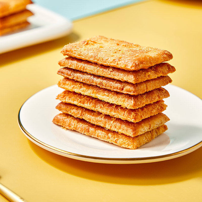 Galletas Xiao Chenyang Huangji Pork Crispy con Sabor a Queso - 68g