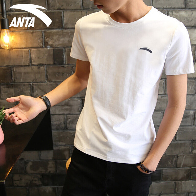 Anta Official Website Flagship Men's Short-Sleeve T-Shirt Men's 2025 ...