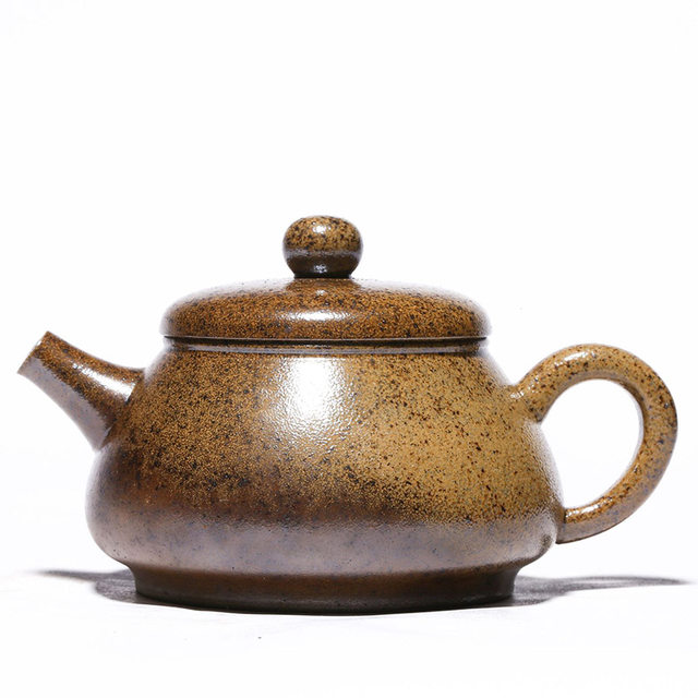 Creative Yixing purple clay pot pure handmade retro wood-fired cloud ...