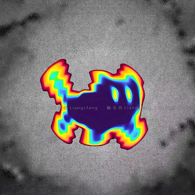 Thermal Imaging Cat Reflective Car Sticker Creative Personalized ...