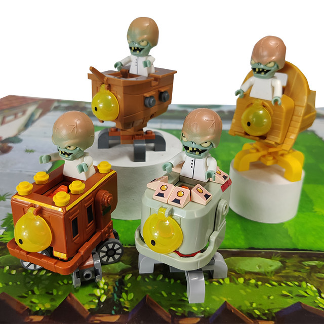 Plants vs. Zombies building blocks assembled with mini boss Dr. Future ...