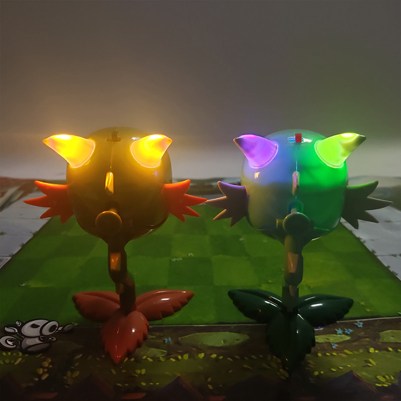 New plant vs. zombie toy shy thunder dragon grass can fire bullets ice ...