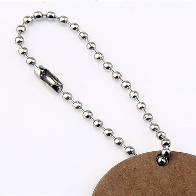 Stainless steel bead chain 2.4mm beads silver ripple chain linker chain ...