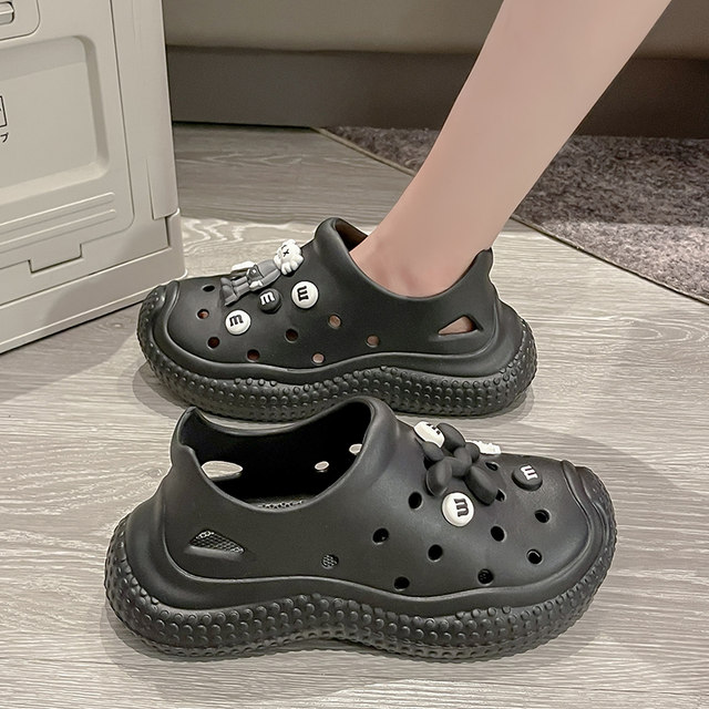 DIY Korean style casual sports clogs for women in summer breathable and ...