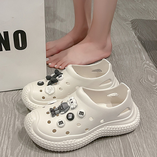 DIY Korean style casual sports clogs for women in summer breathable and ...