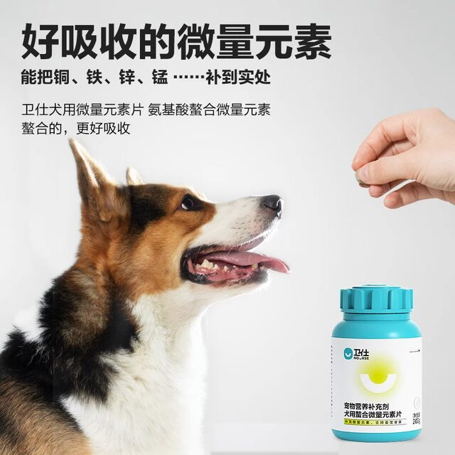 Weishi trace element dog supplement, vitamin tablets for puppies with ...