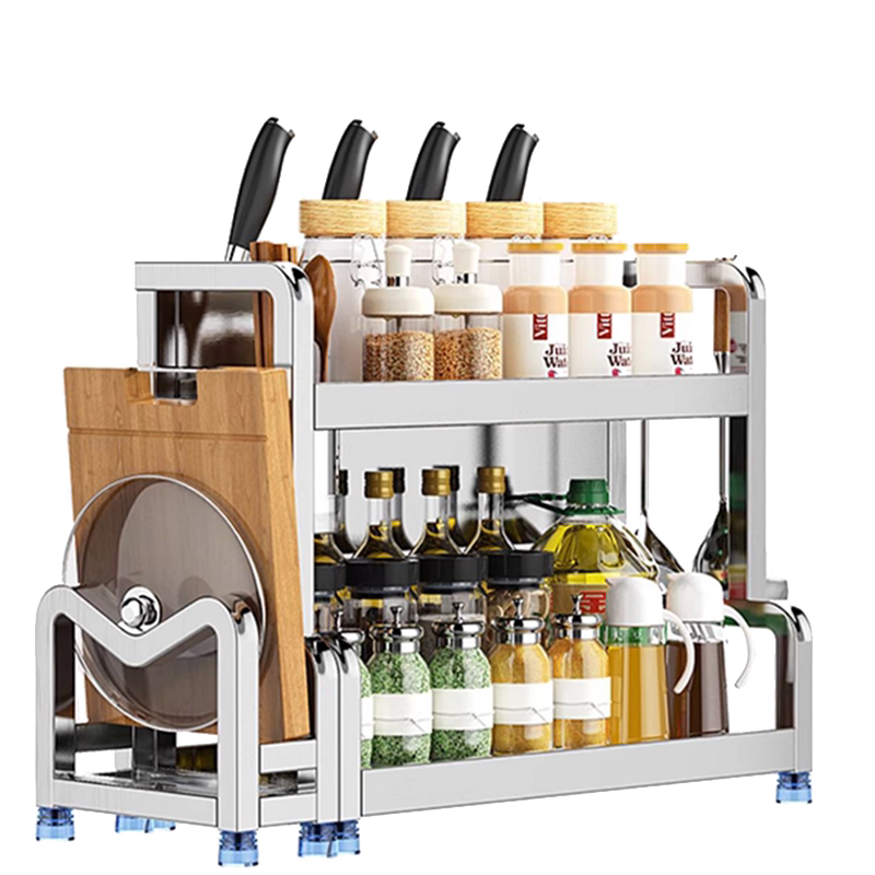 304 stainless steel kitchen rack multi-layer storage rack for utensils ...