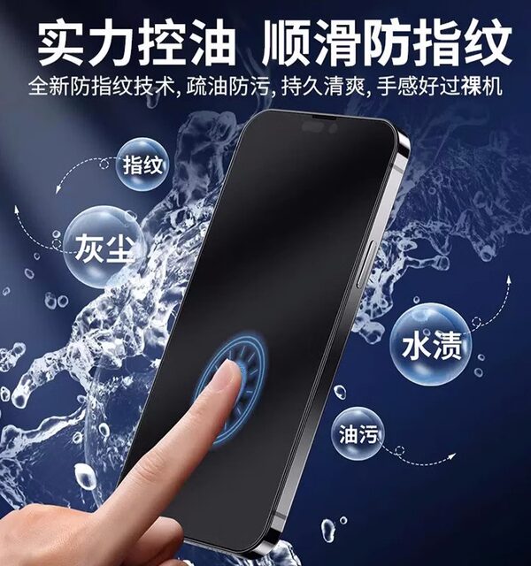 Apple 15PROMAX mobile phone tempered film iPhone14promax hydraulic ...