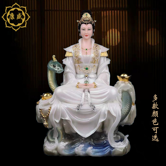 Nuwa empress statue white marble Nuwa patching the sky statue mother of ...