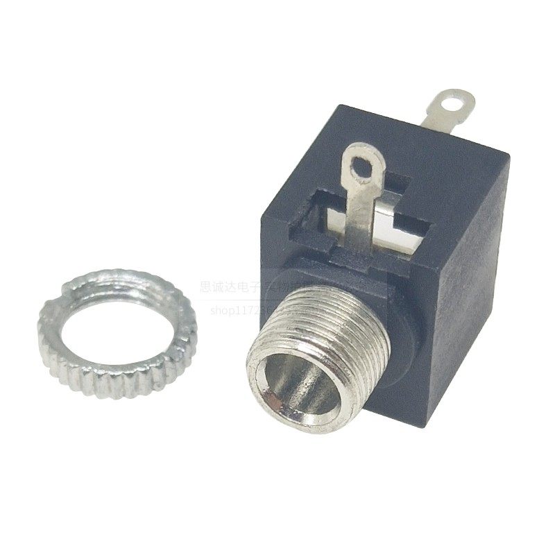 PJ-301M PJ-201M 音频插座 双声道单声道 立式 螺纹 2.5/3.5mm | 思诚达