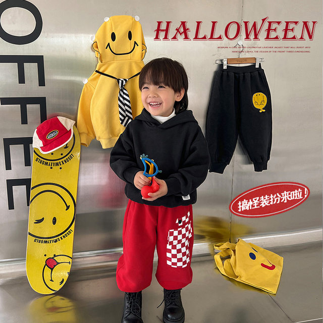 Chen Dazhu LUSON boys' sweatshirt 2024 autumn and winter new style ...